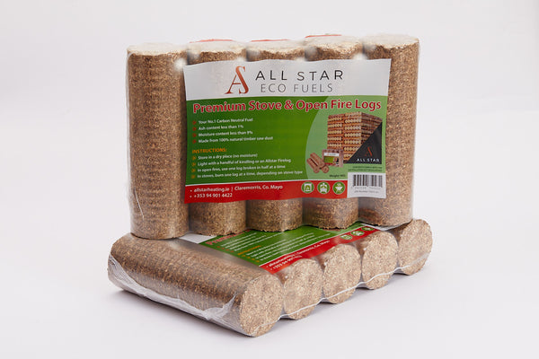 Eco Logs Ireland | Fire logs Ireland | All Star Heating